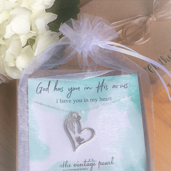 Sterling Silver Tiny Angel Wing Charms - Clothed with Truth